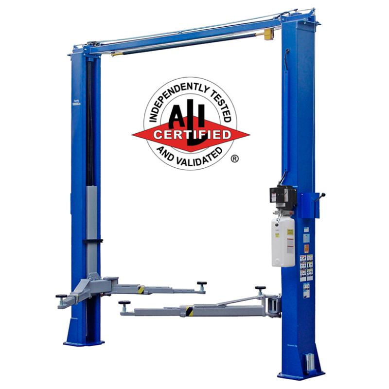 ATD 2P10BSALI Two Post Clear Floor Lift 10,000 lb Capacity ALI Certifi ...