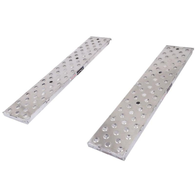 HD Ramps 5' x 12" Hook End Aluminum Car Trailer Ramps 3,000 lbs Capaci ...