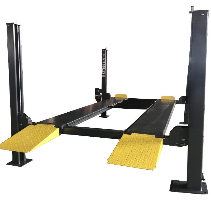 KATOOL KT-4H850 4-Post Car Lift 8,500 lb Capacity Jack Tray Drip Trays ...
