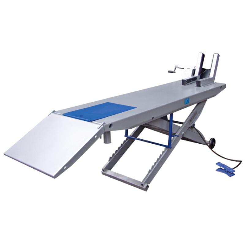 ATD M1 Air Powered Motorcycle Lift 1,000 lbs capacity, 30" working hei ...