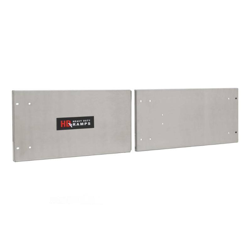 HD Ramps Polished Aluminum Door Upgrade for 60" W x 18" H Trailer Cabi ...